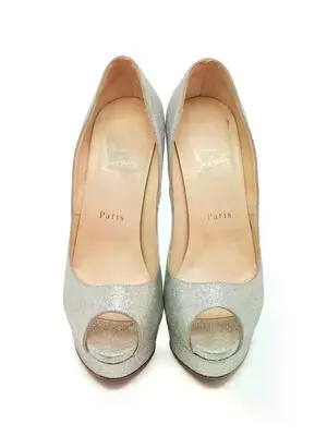 CHRISTIAN LOUBOUTIN Very Privé Peep-toe Pumps