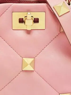 Valentino Garavani Small Roman Shoulder Bag - Pink