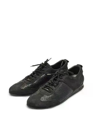 LOUIS VUITTON Monogram Embossed Panelled Sneakers