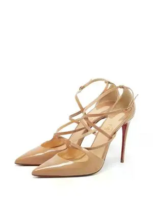 CHRISTIAN LOUBOUTIN Crissos Strappy Pumps - Neutrals