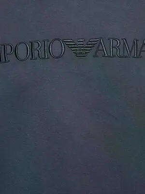 Emporio Armani Logo Embroidered Sweatshirt