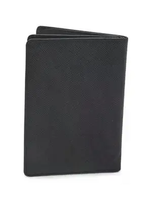 LOUIS VUITTON 2002 Ardoise Leather Card Holder - Grey