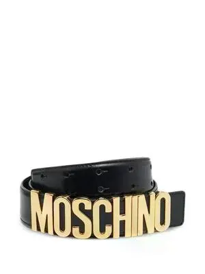 Moschino Logo-plaque Belt