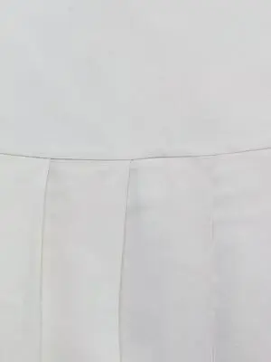 Gucci Pleated Sateen Mini Skirt