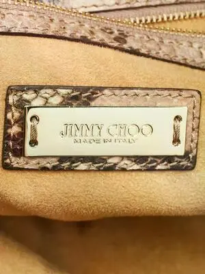 JIMMY CHOO Rania Python-embossed Tote Bag