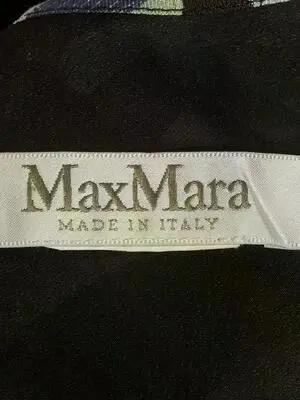 Max Mara Cape-sleeve Satin Mini Dress