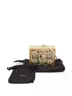 Dolce & Gabbana Locket Box Floral-motif Mini Bag