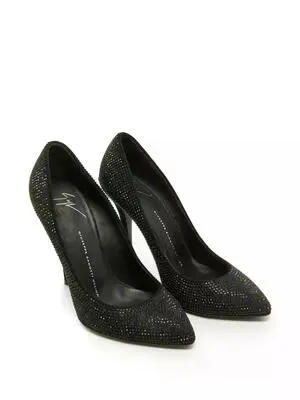 GIUSEPPE ZANOTTI Crystal-embellished Stiletto Pumps