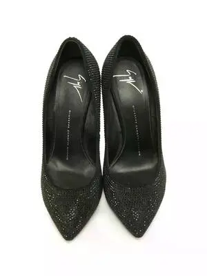 GIUSEPPE ZANOTTI Crystal-embellished Stiletto Pumps