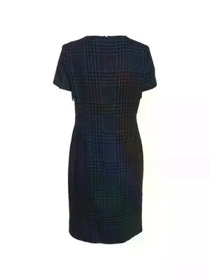 Escada Checkered Tweed Dress