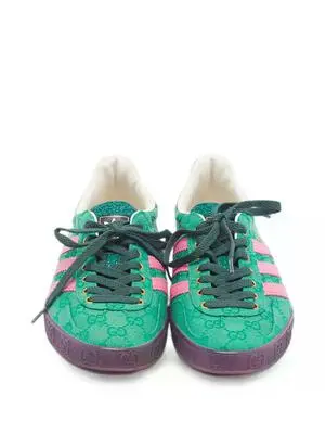 Gucci X Adidas Gazelle Gg-monogram Sneakers