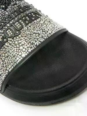 Alexander McQueen Crystal-embellished Slides