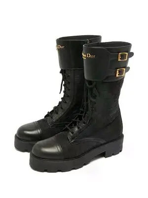 Dior D-trap Combat Boots