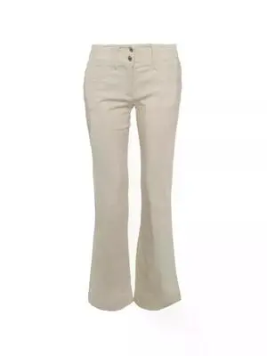 Dolce & Gabbana Logo-plaque Flared Jeans - White