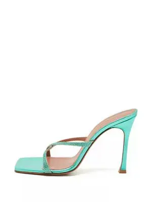 Amina Muaddi Adriana Crystal-embellished Sandals