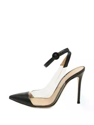 GIANVITO ROSSI Anise Ankle-strap Heeled Pumps - Black