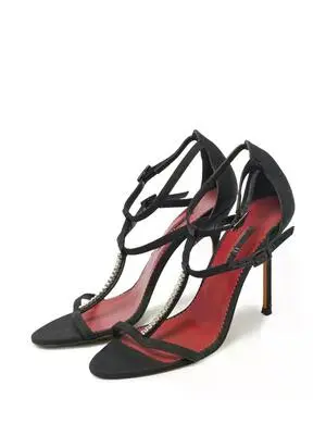 Carolina Herrera Crystal-embellished Ankle-strap Stiletto Sandals