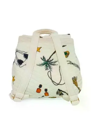 Saint Laurent Printed Terry-cloth Backpack