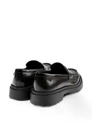 Camper Walden Leather Loafers - Black