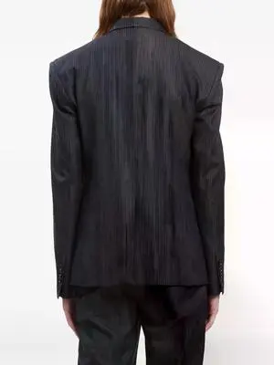 ANN DEMEULEMEESTER Derek Pinstripe Cotton Jacket