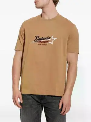 Emporio Armani Logo-embroidered T-shirt