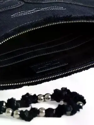 Zadig&Voltaire Embroidered Frayed Travel Pouch