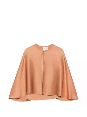 FORTE_FORTE Satin-finish Cape-style Cape
