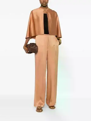 FORTE_FORTE Satin-finish Cape-style Cape