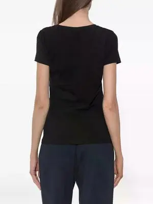 EA7 Embellished Logo T-shirt - Black