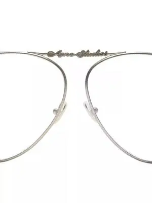 Acne Studios Logo-detail Pilot-frame Glasses
