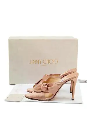 JIMMY CHOO Keely Knotted Sandals