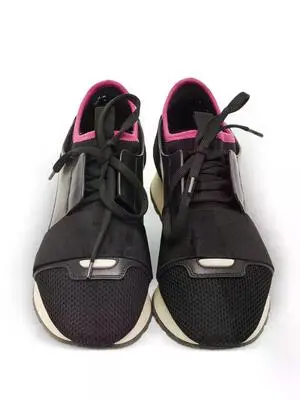 Balenciaga Race Runner Mesh Sneakers - Black