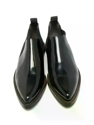 Brunello Cucinelli Leather Pointed Toe Chelsea Boots