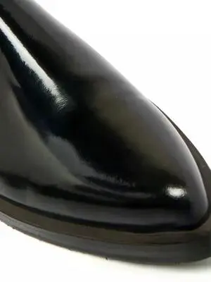 Brunello Cucinelli Leather Pointed Toe Chelsea Boots