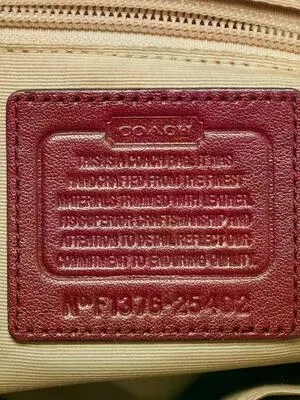 COACH Medium Legacy Tassel Tote Bag