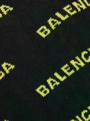 Balenciaga Logo Intarsia Sweater