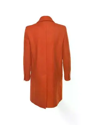 Max Mara Double-breasted Coat - Orange