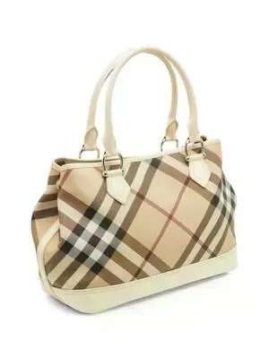 Burberry Eden Nova Check Tote Bag