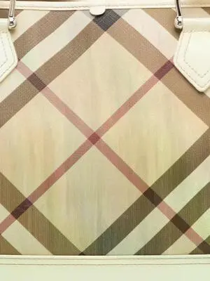 Burberry Eden Nova Check Tote Bag
