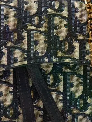 Dior Saddle Oblique-pattern Wallet-on-chain
