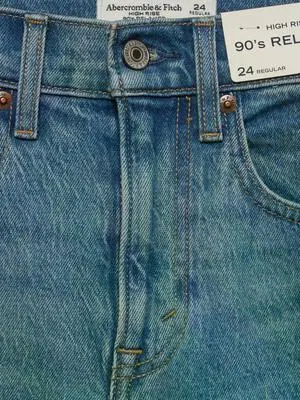 Abercrombie 90's Relaxed Embroidered Jeans