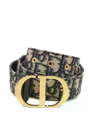 Dior 2020 30 Montaigne Oblique Canvas Belt
