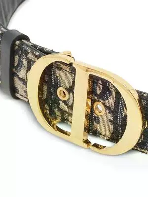 Dior 2020 30 Montaigne Oblique Canvas Belt