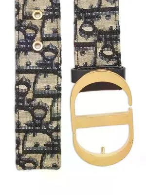 Dior 2020 30 Montaigne Oblique Canvas Belt