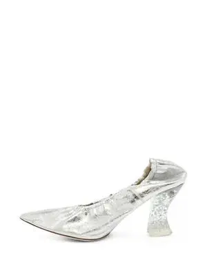 Bottega Veneta Almond Heeled Pumps
