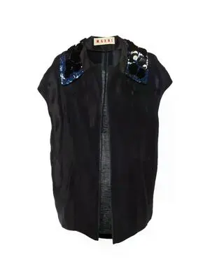 Marni Embellished Open Jacket - Black