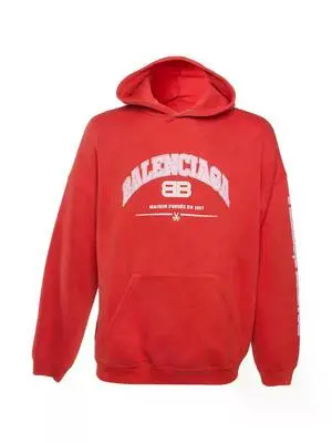 Balenciaga Logo-print Wide-fit Hoodie
