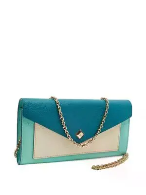 Mcm Colorblock Chain Wallet