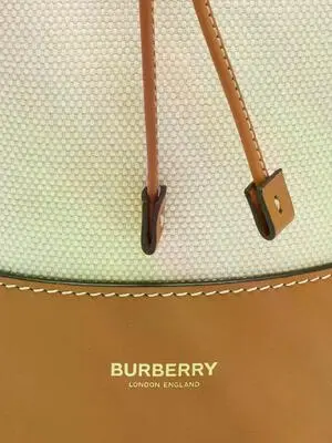 Burberry Canvas Leather Bucket Bag