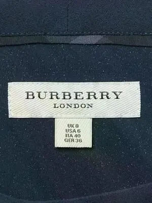 Burberry Belted Crepe Mini Dress